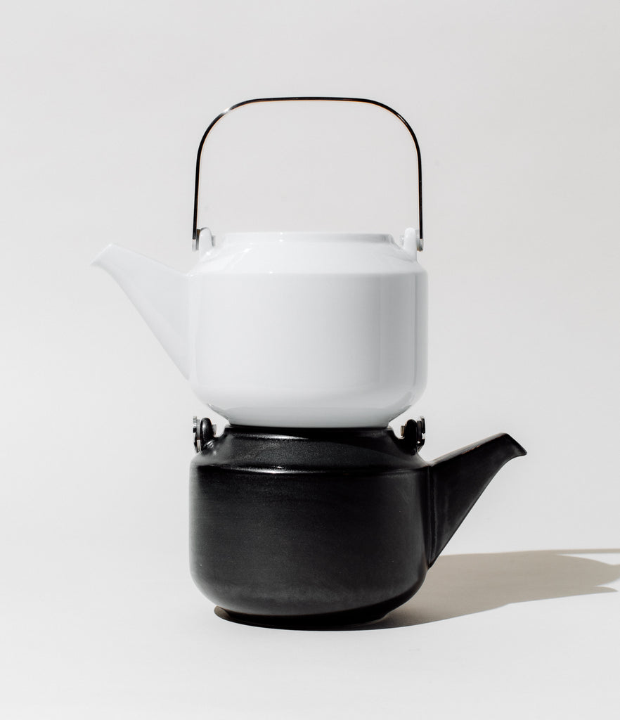 Kinto Porcelain Leaves to Tea Teapot | White Tea Pot | Art of Tea