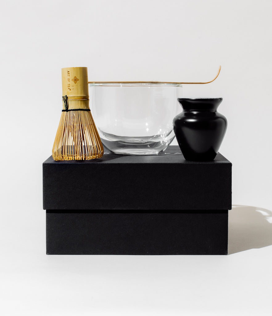 Matcha Kit - Includes Bamboo Whisk, Glass Bowl & Measuring Spoon