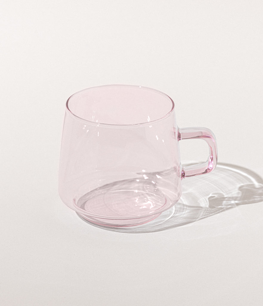 Colored Glass Tea Cup
